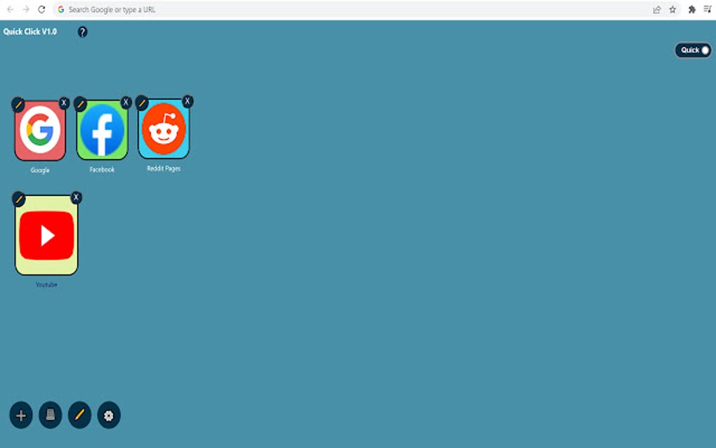Quick Click for Google Chrome - Extension Download