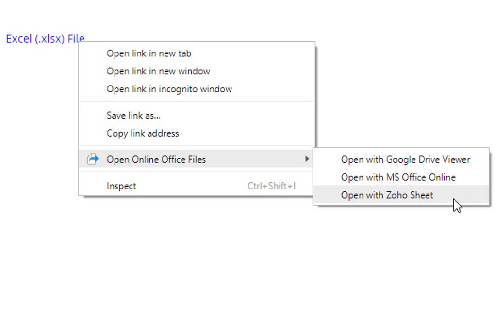 Open Online Office Files for Google Chrome - Extension Download
