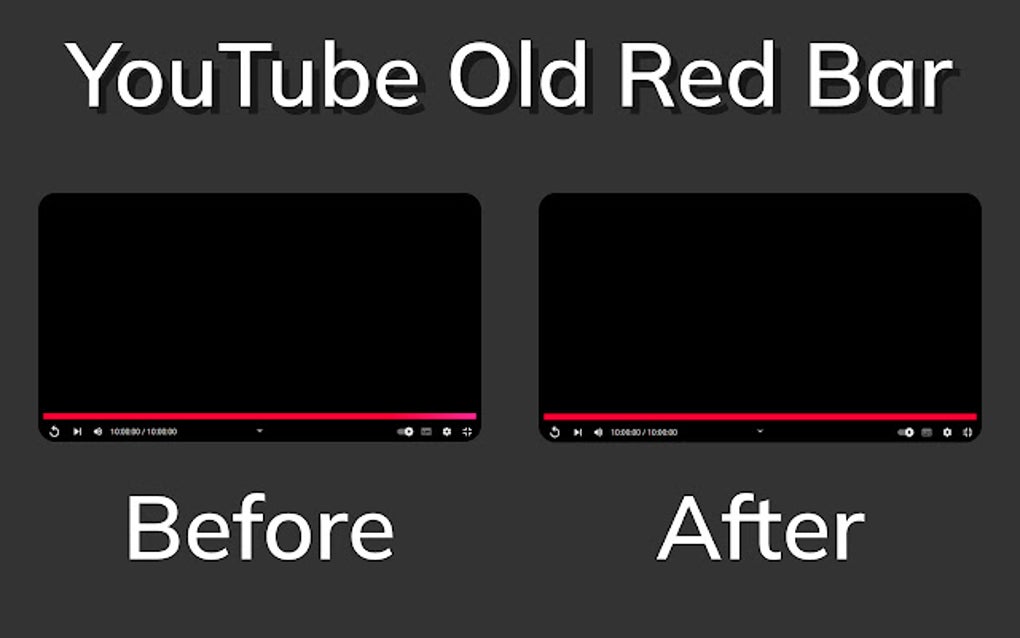 Youtube Old Red Bar para Google Chrome - Extensión Descargar