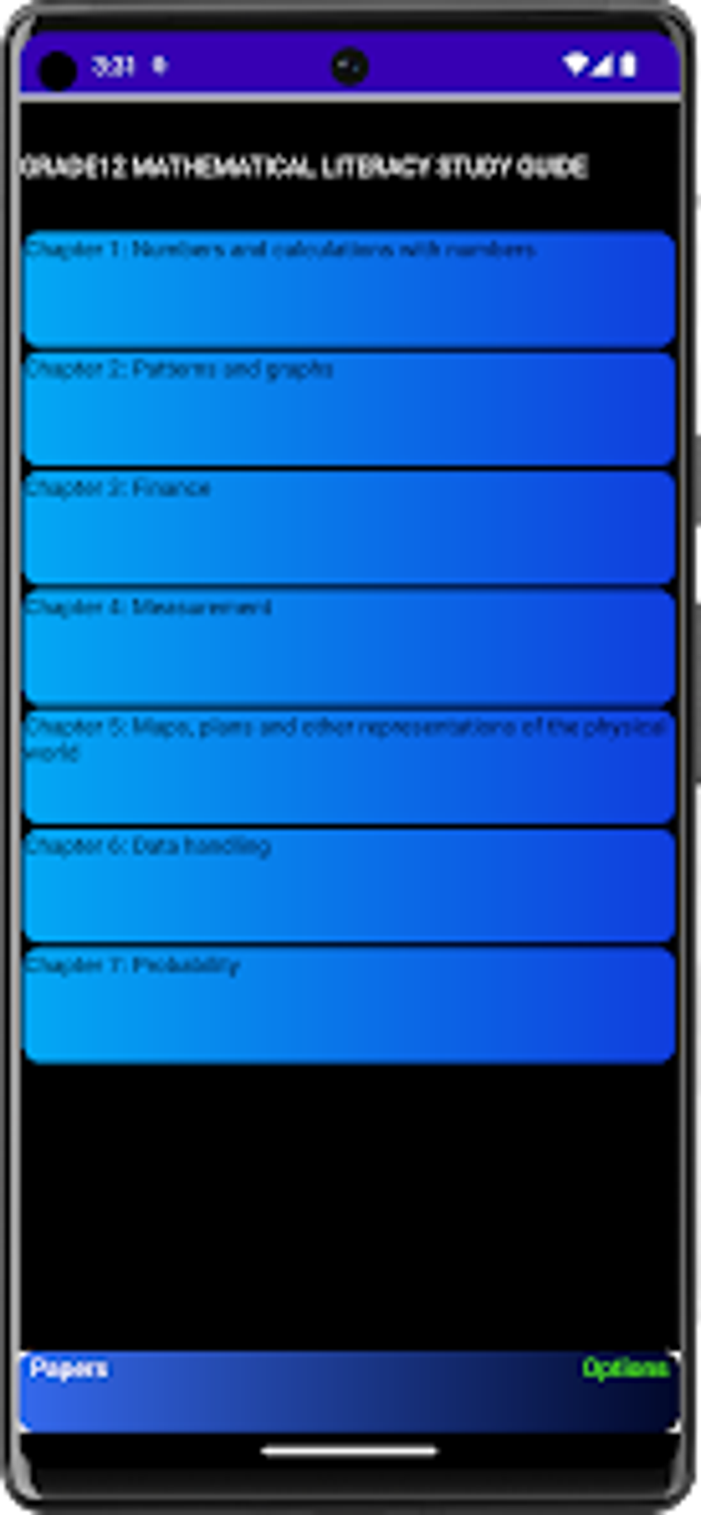 Grade 12 Mathematical Literacy für Android - Download