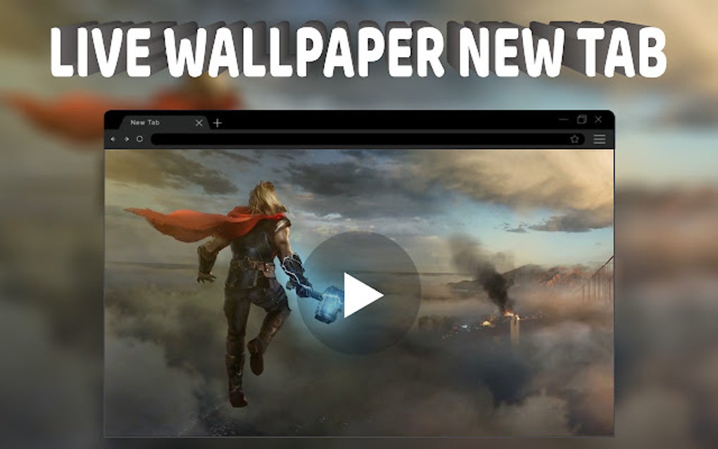 Thor Live Wallpaper New Tab para Google Chrome - Extensión Descargar