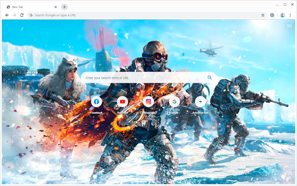 CODM Mobile Arts Wallpapers New Tab for Google Chrome - Extension Download