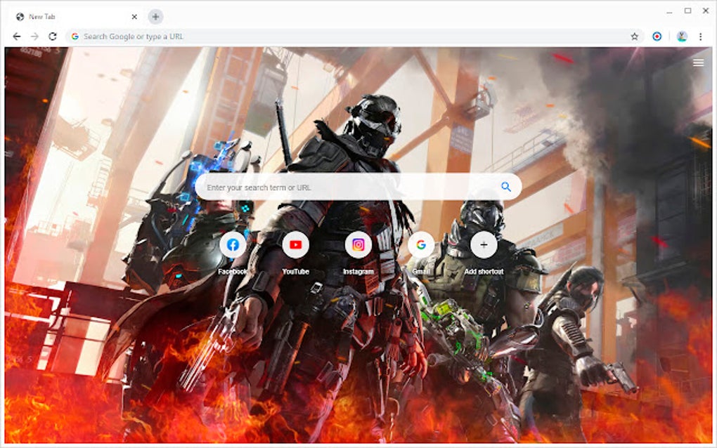 CODM Mobile Arts Wallpapers New Tab for Google Chrome - Extension Download