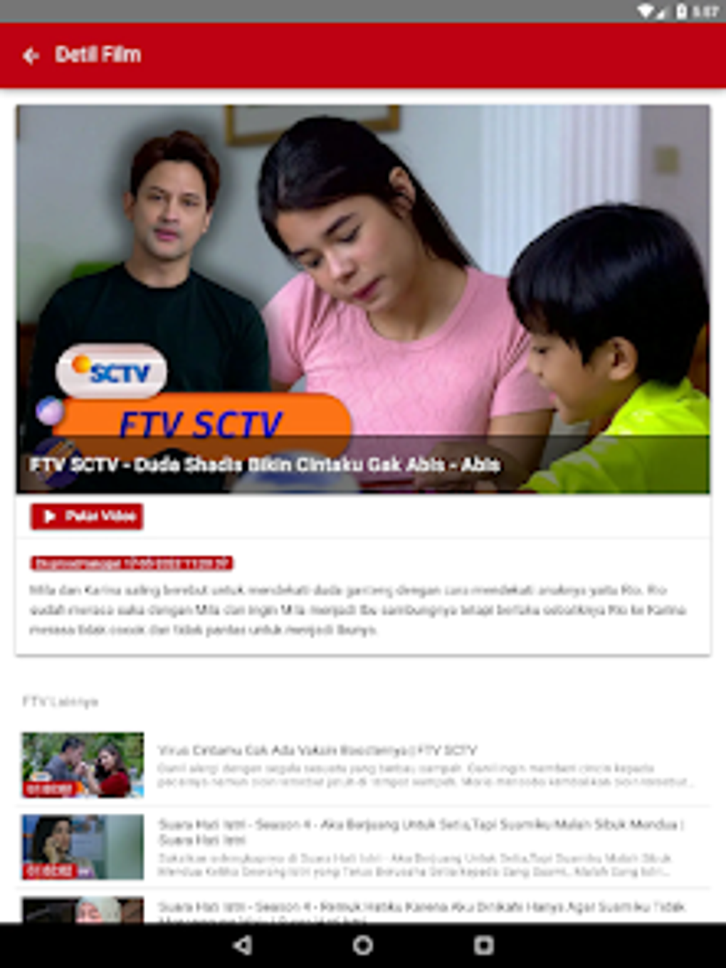 Nonton FTV SCTV Lengkap 2022 for Android - Download