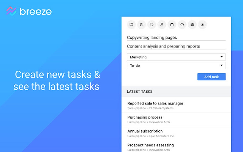 Breeze Project Management for Google Chrome - Extension Download