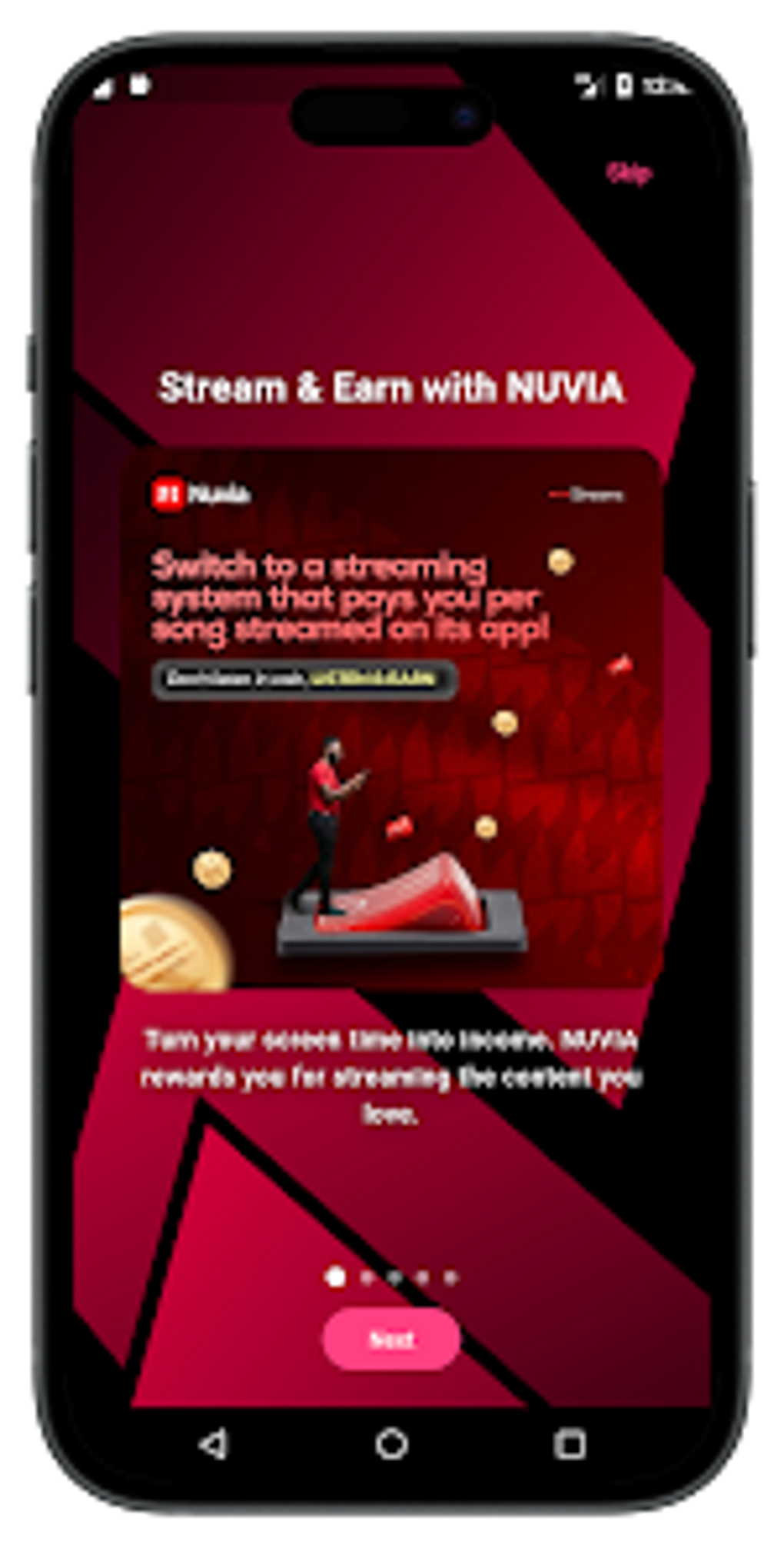 Nuvia - Listen. Earn. Grow para Android - Descargar