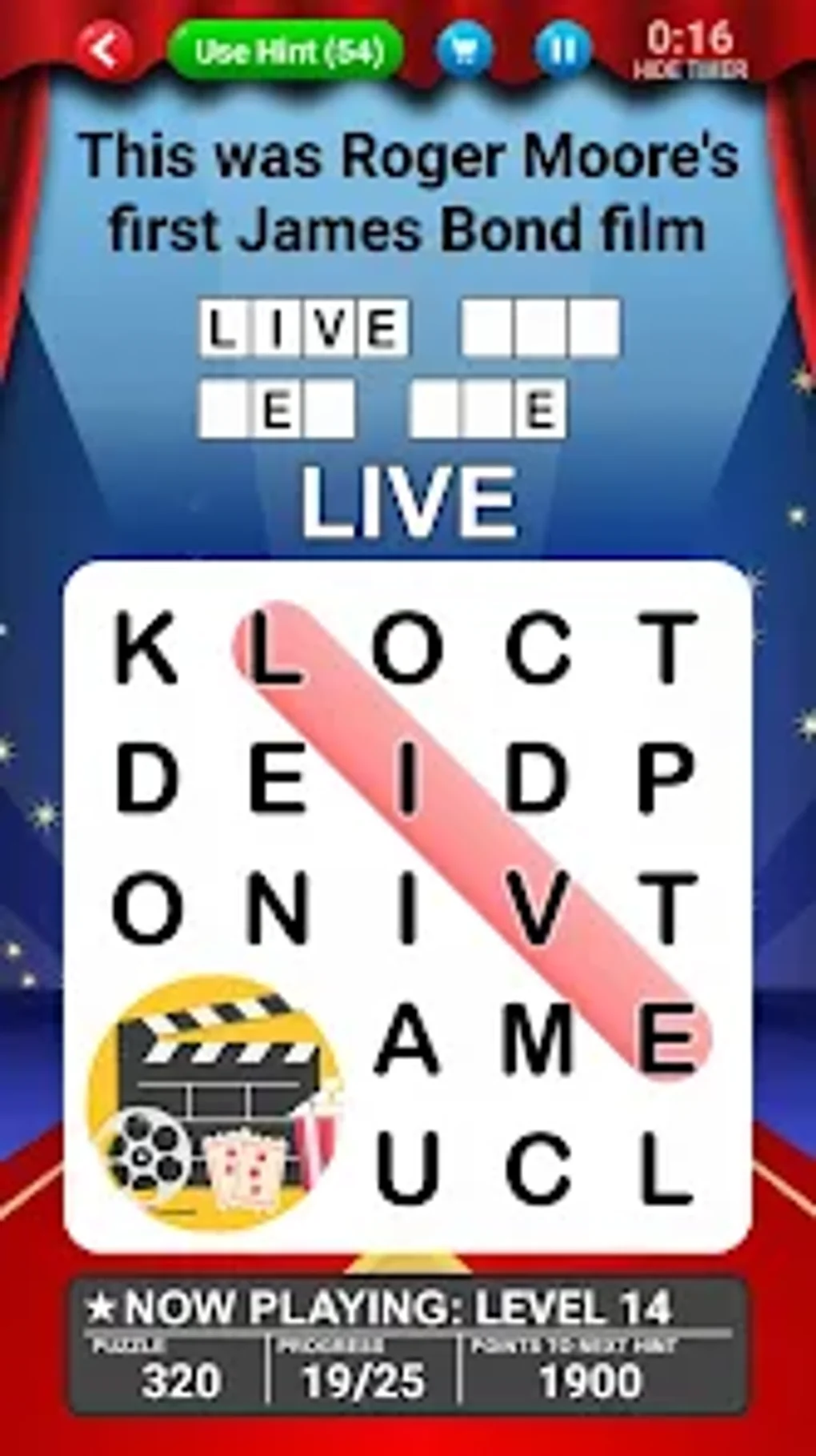 Word Search World Hollywood for Android - Download