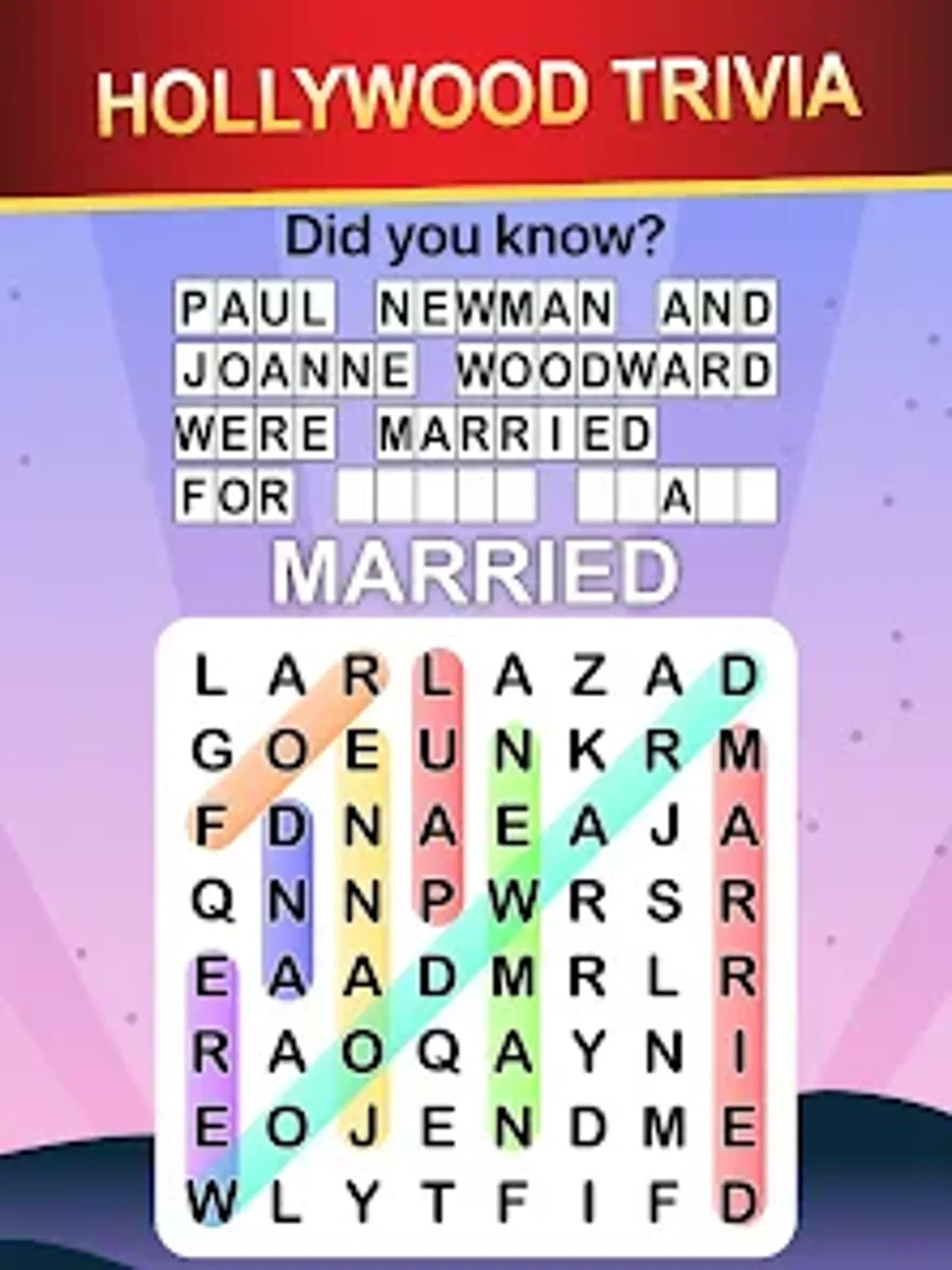 Word Search World Hollywood for Android - Download