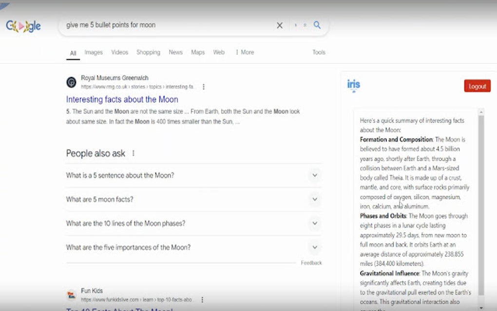 Iris | Ai Made Easy para Google Chrome - Extensión Descargar