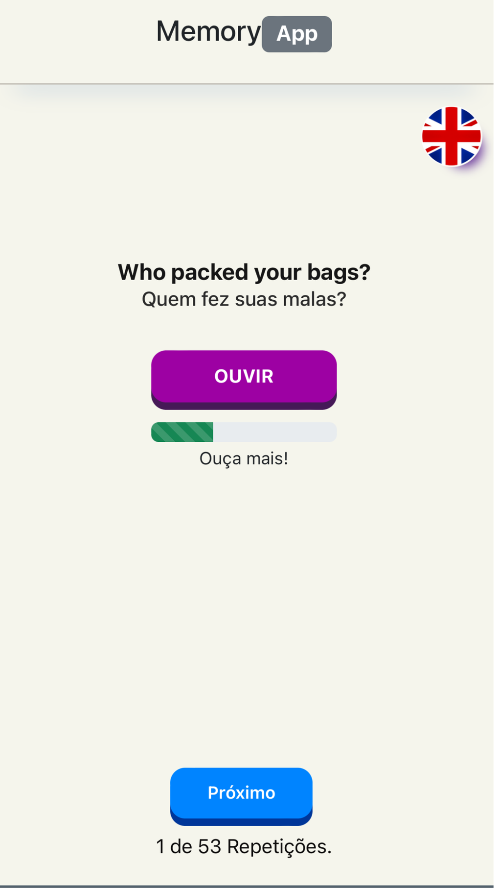 iPhone 용 English Memory App - 다운로드