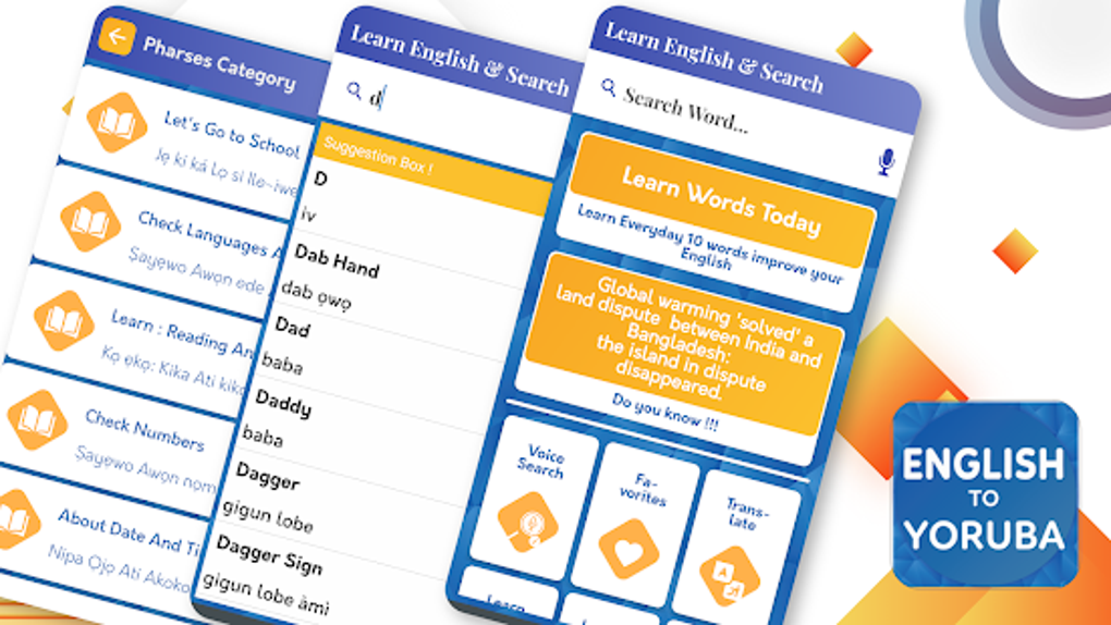 English to Yoruba Translator APK for Android - Download