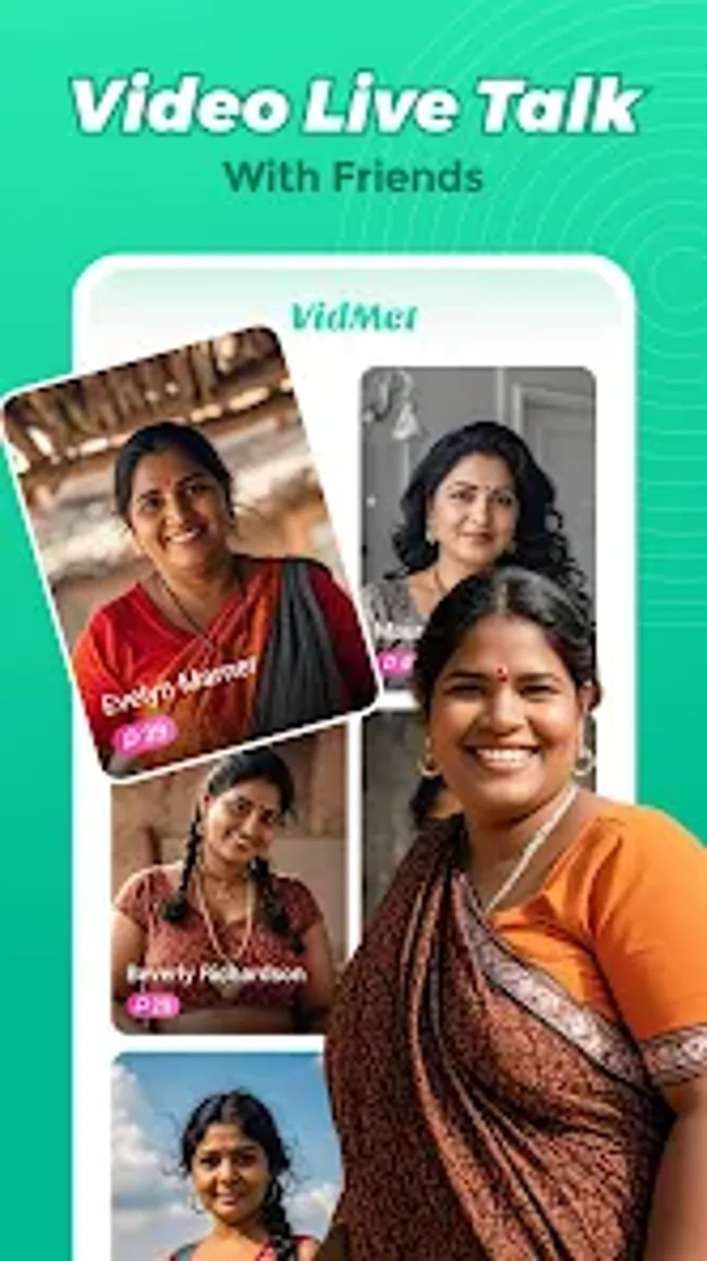 VidMet: Video Call Chat Lively para Android - Descargar