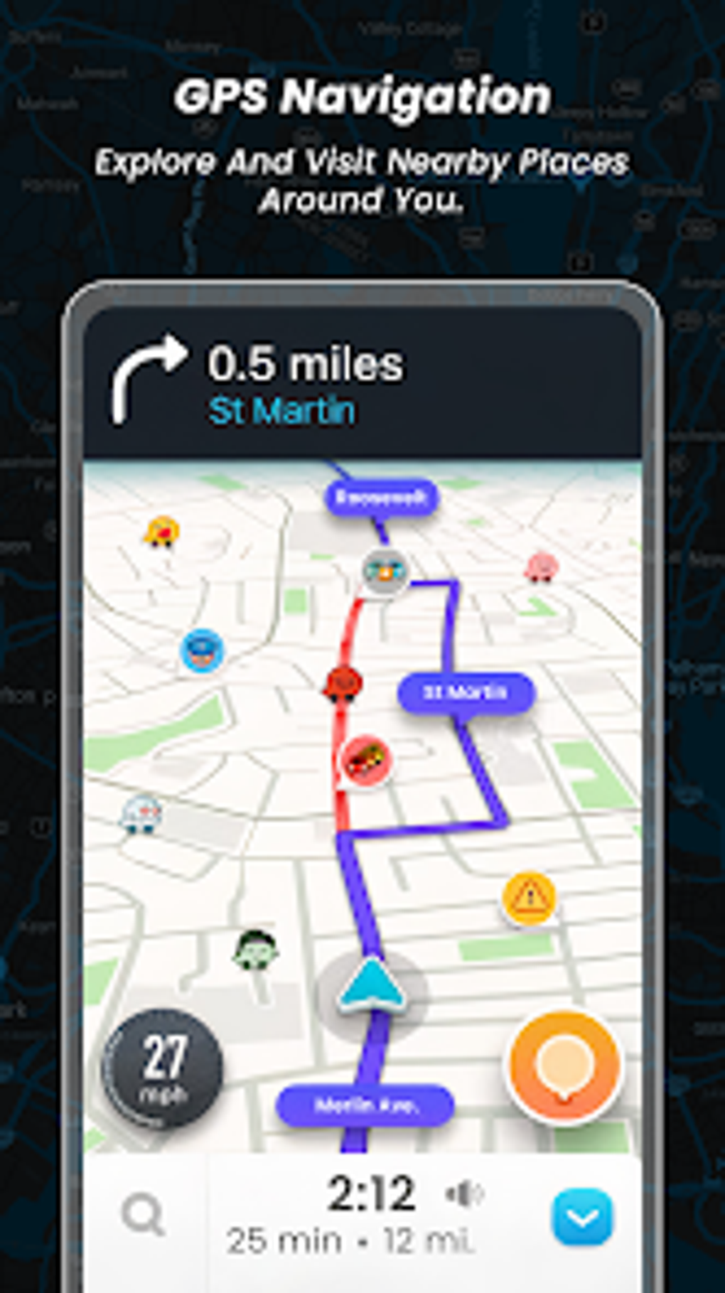 GPS Navigation - Route Finder für Android - Download