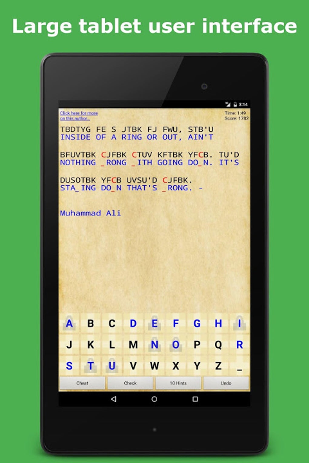 Cryptogram Puzzle Quotes Game APK para Android - Descargar