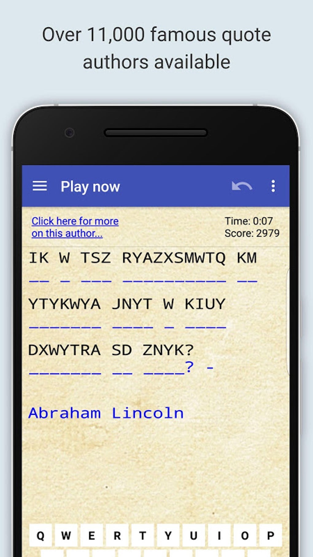 Cryptogram Puzzle Quotes Game APK for Android - Download