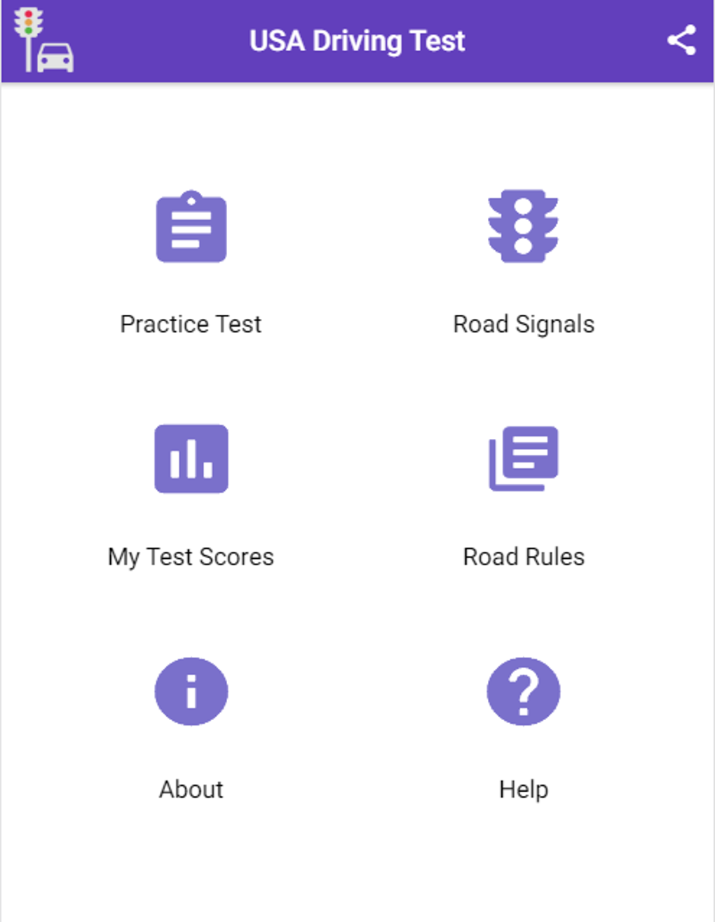 Practice Test USA Road Signs APK pour Android - Télécharger