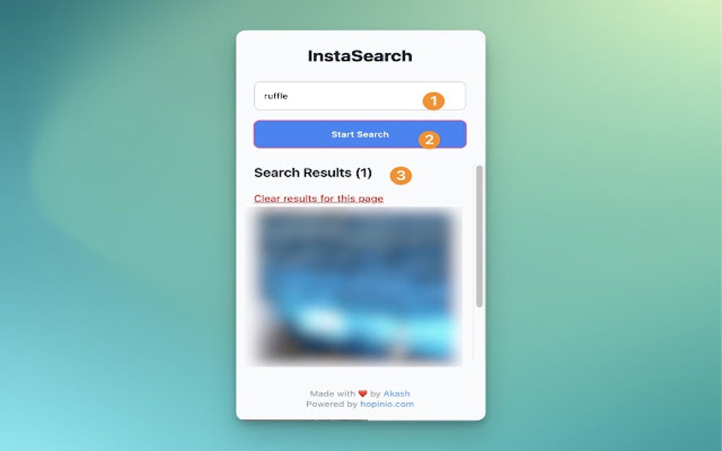 InstaSearch: Instagram captions search for posts and reels for Google Chrome - Extension Download