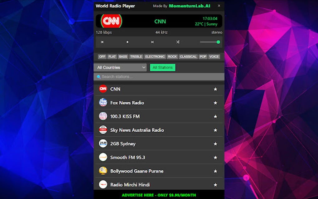 World Radio Player - Live Stations & Music Google Chrome 용 - 확장 프로그램 다운로드