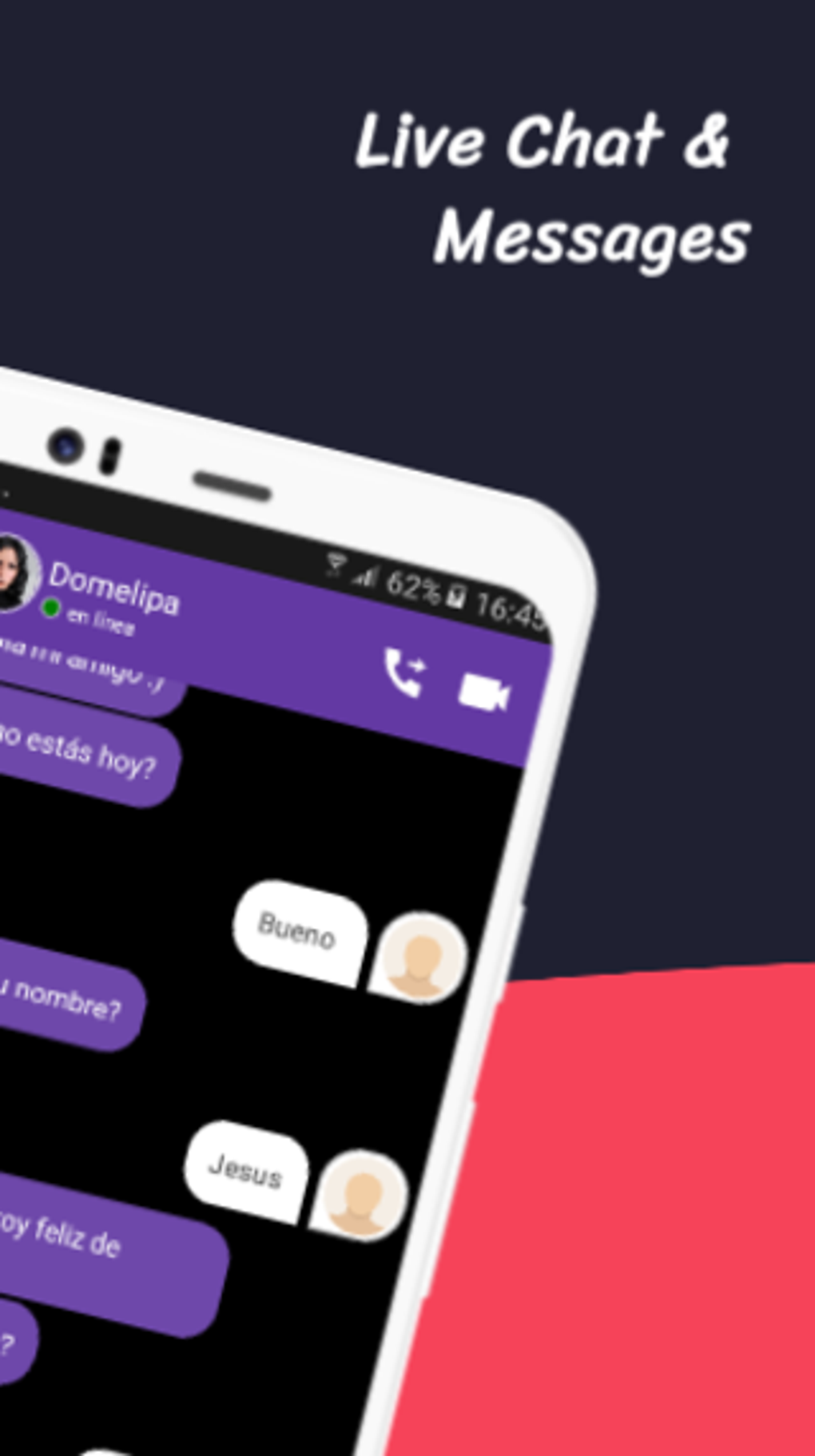 Domelipa Call Domelipa Video Call And Fake Chat Apk Para Android