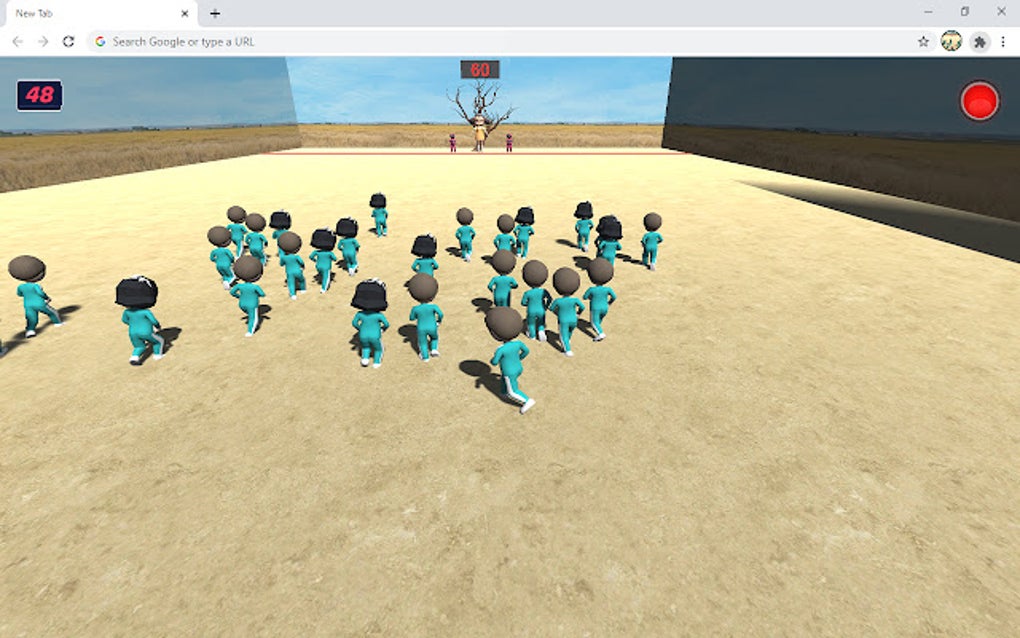 Squid Survival Master Game Google Chrome için - Eklenti İndir