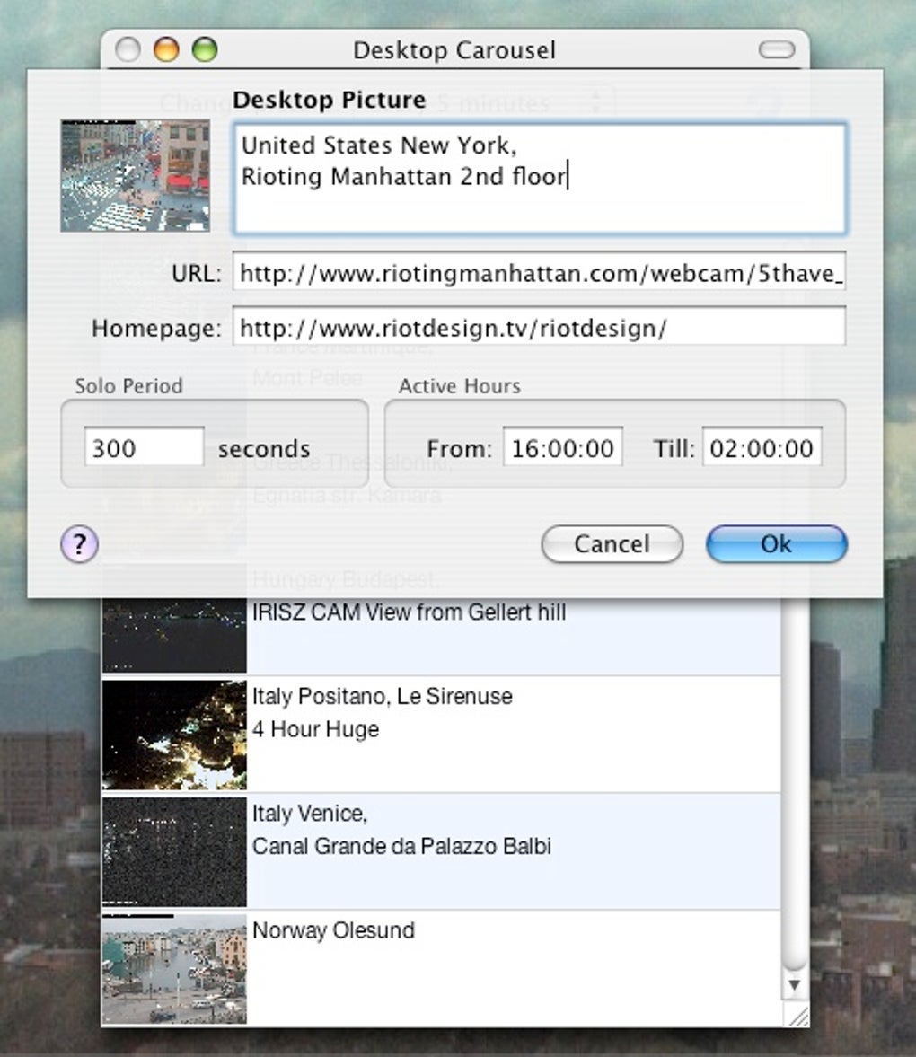 Desktop Carousel para Mac - Descargar