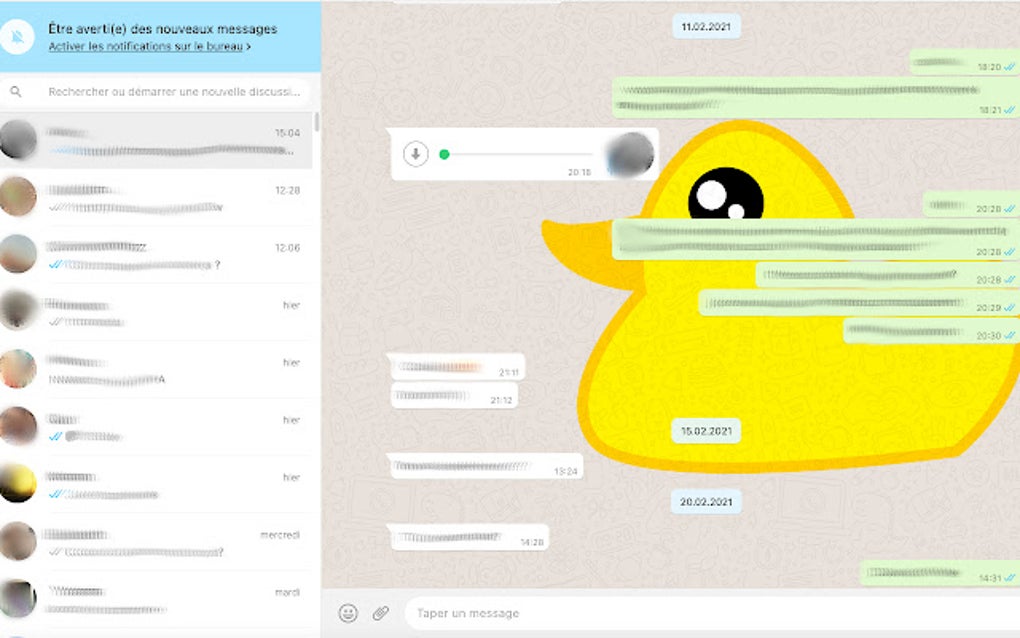 What's app duck!? Google Chrome 용 - 확장 프로그램 다운로드