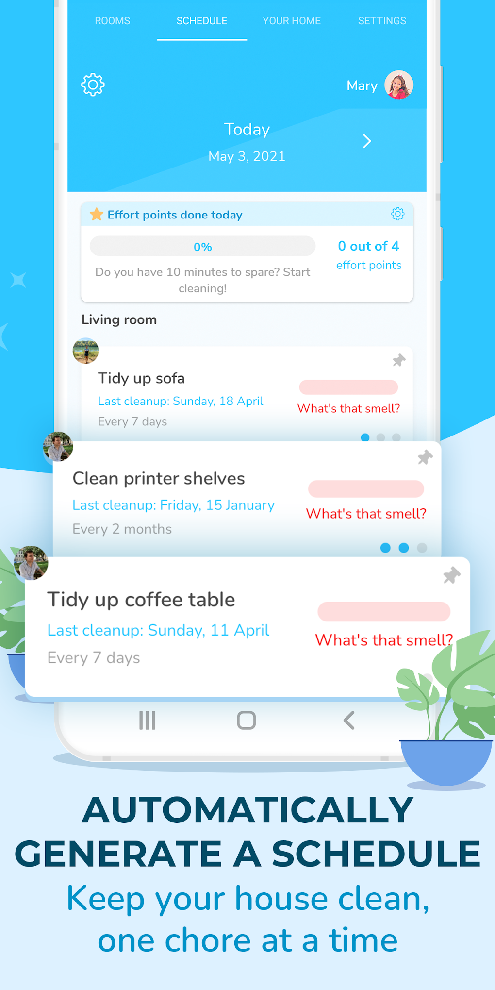 Sweepy: Home Cleaning Schedule APK pour Android - Télécharger
