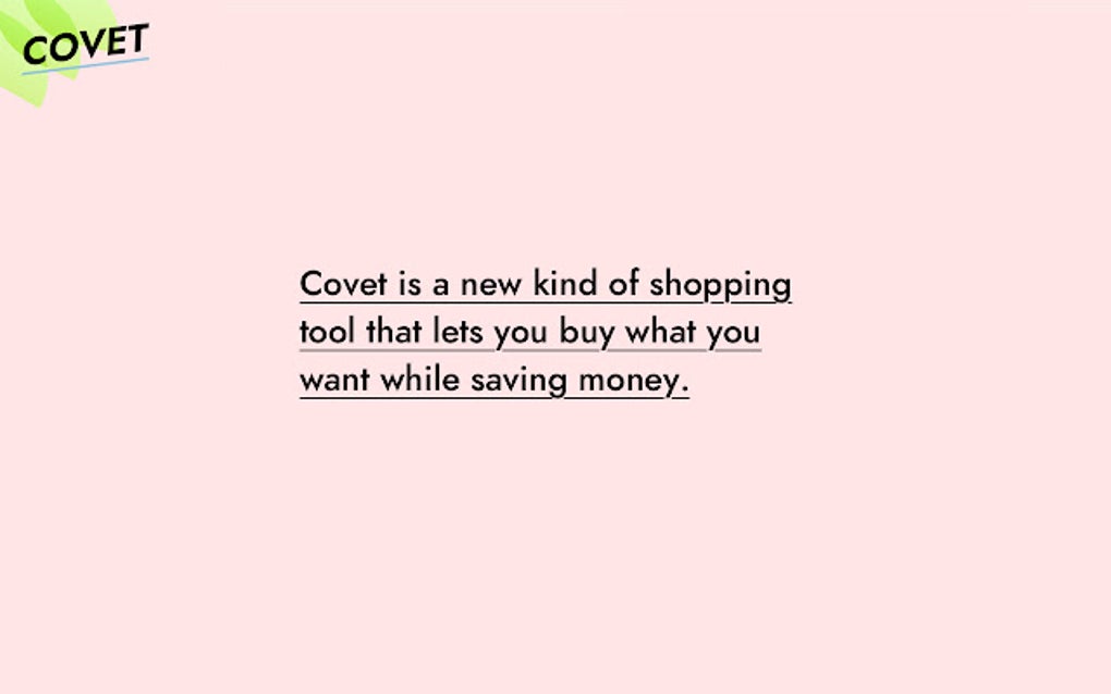 Covet for Google Chrome - Extension Download