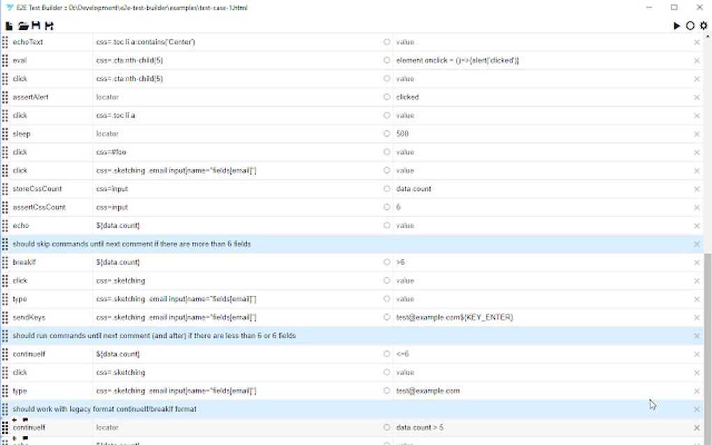 E2E Test Builder Google Chrome 용 - 확장 프로그램 다운로드