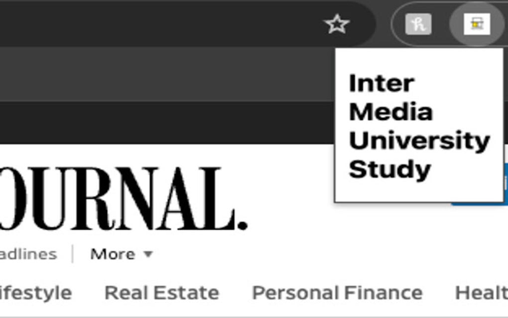 Inter-University Media Study para Google Chrome - Extensión Descargar