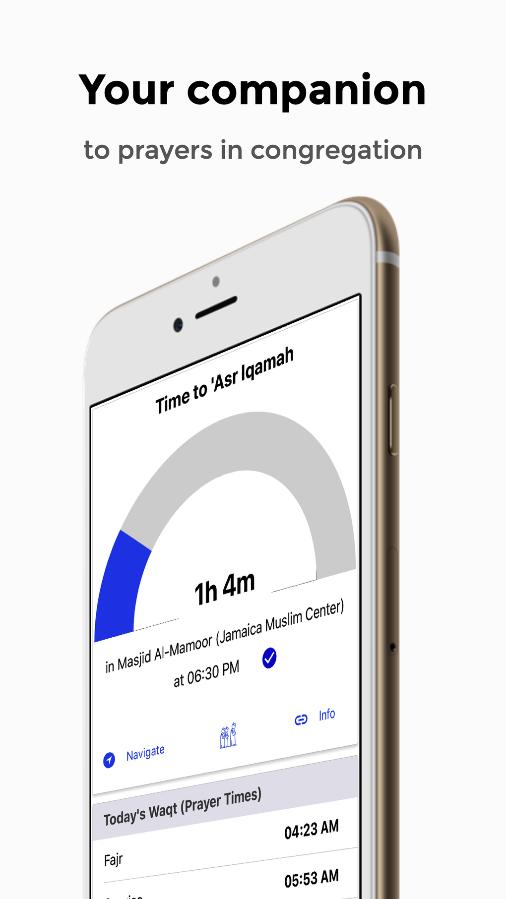 Prayers Connect - Iqamah Times para iPhone - Descargar