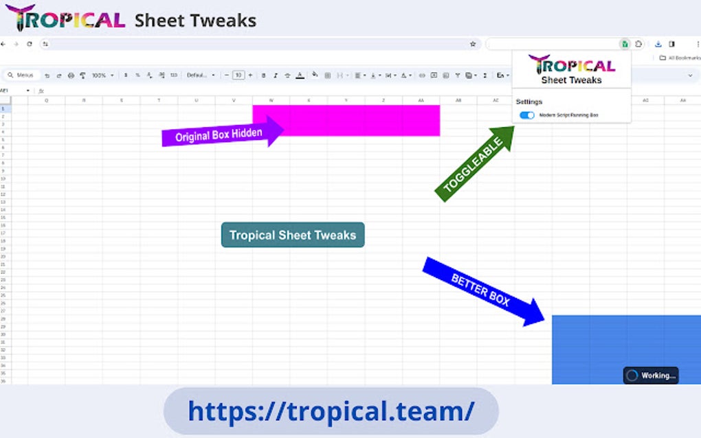 Tropical Sheet Tweaks para Google Chrome - Extensión Descargar