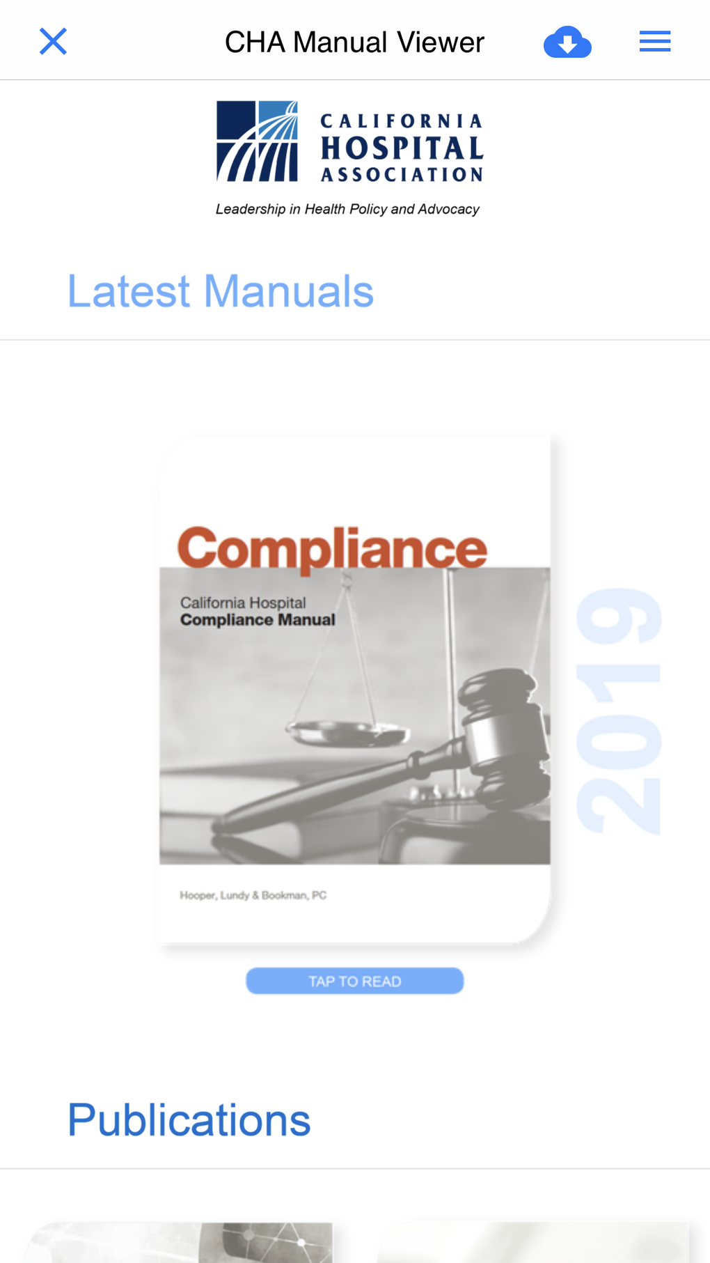 CHA Manuals for iPhone - Download