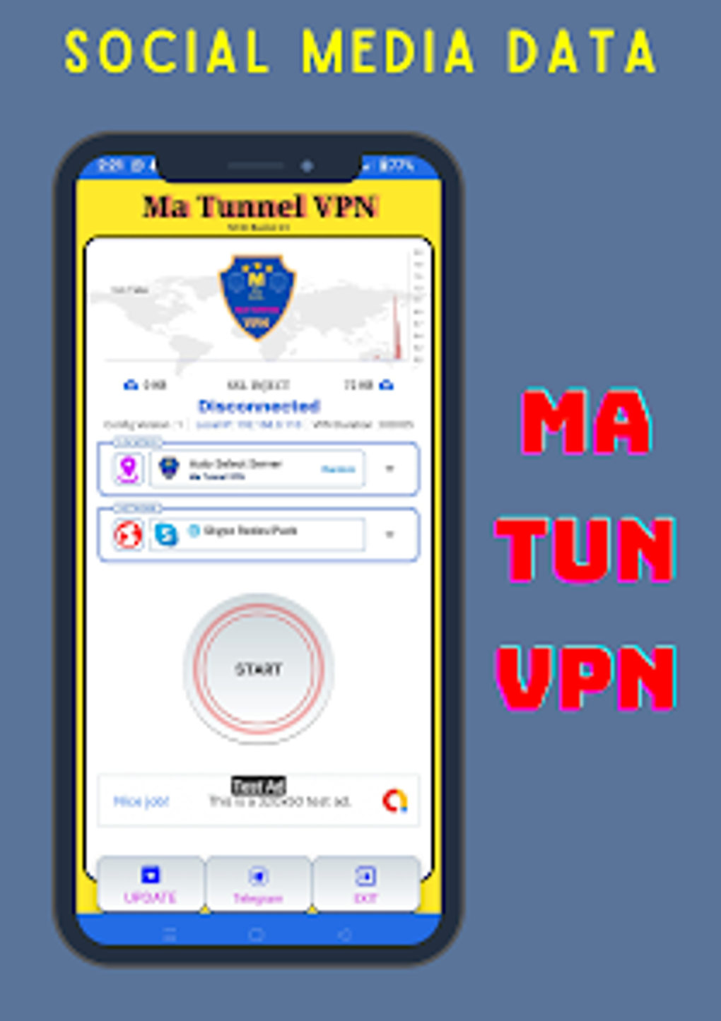Android 용 Ma Tunnel VPN - Ultra Fast UDP - 다운로드