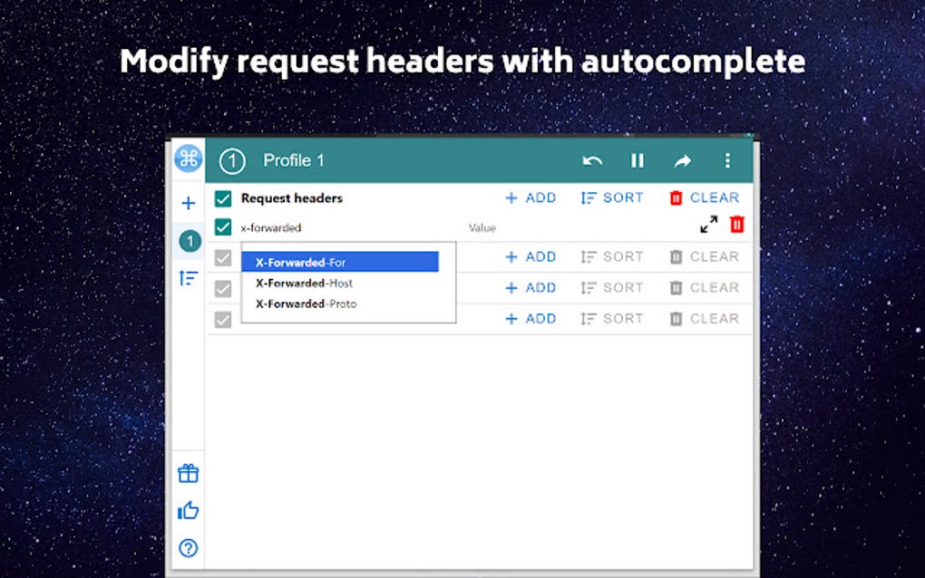ModHeader - Modify HTTP headers สำหรับ Google Chrome - ส่วนขยาย ดาวน์โหลด ModHeader - Modify HTTP headers สำหรับ Google Chrome - ส่วนขยาย ดาวน์โหลด