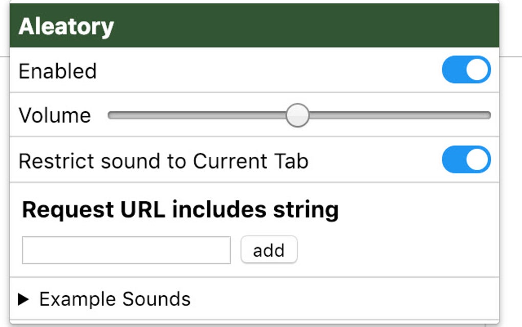 Aleatory para Google Chrome - Extensión Descargar