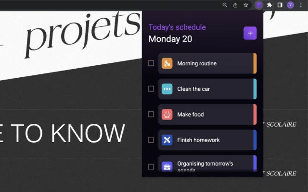 To do list - Keep it simple for Google Chrome - Extension Download