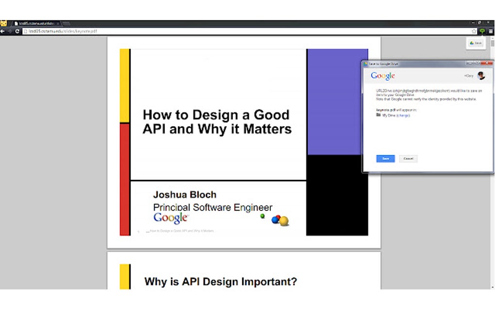 URL2Drive für Google Chrome - Erweiterung Download