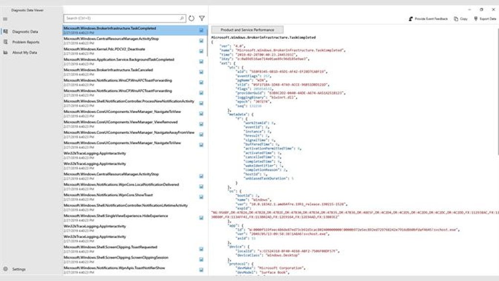 Diagnostic Data Viewer - Download