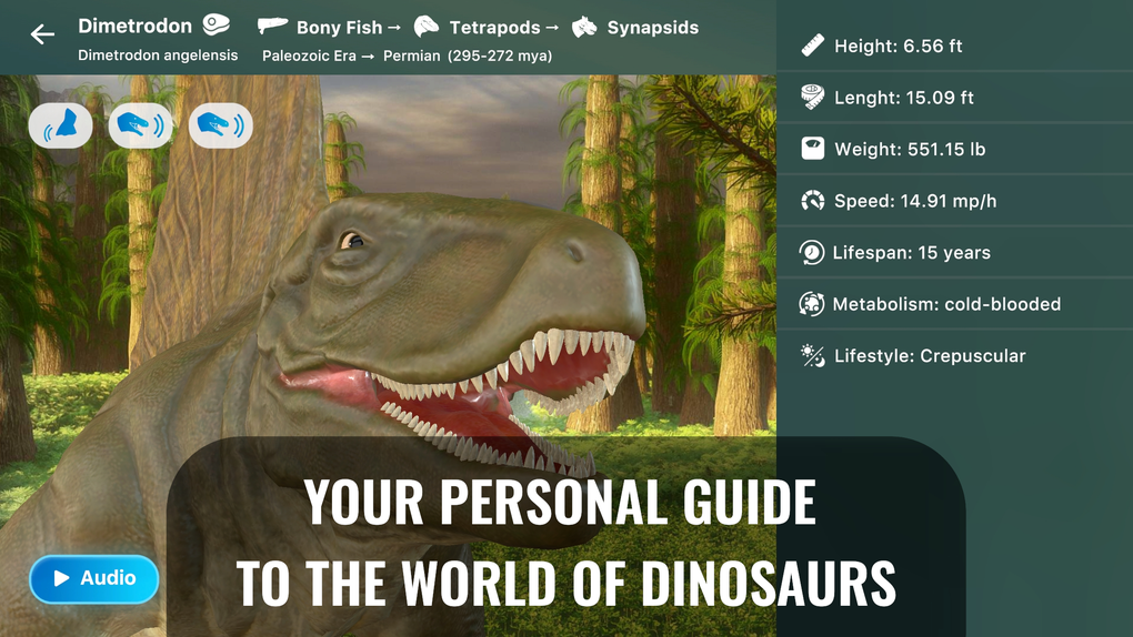 3D Dinopedia: Paleontology para iPhone - Descargar