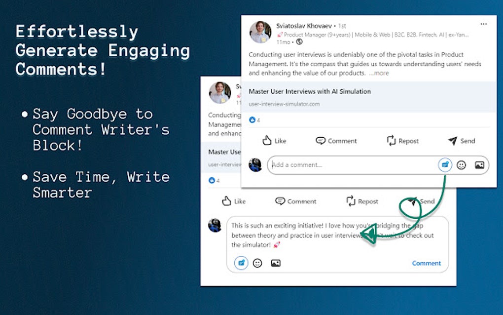 AI Writer - LinkedIn Assistant for Google Chrome - Extension Download