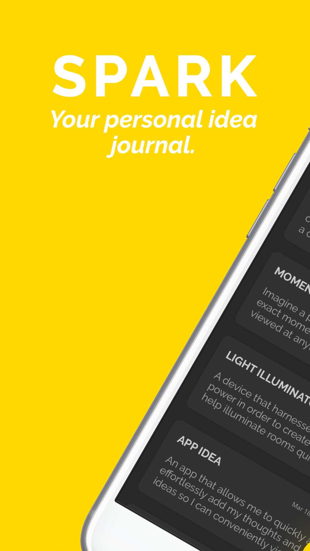 Spark - Idea Journal para iPhone - Descargar