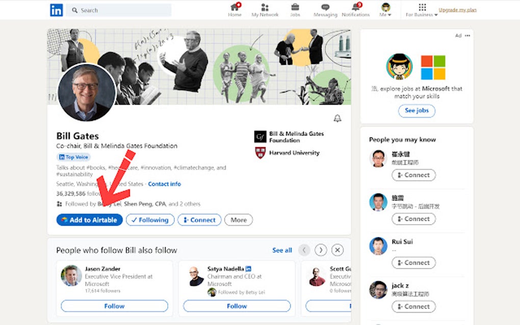 LinkedIn to Airtable per Google Chrome - Estensione Download