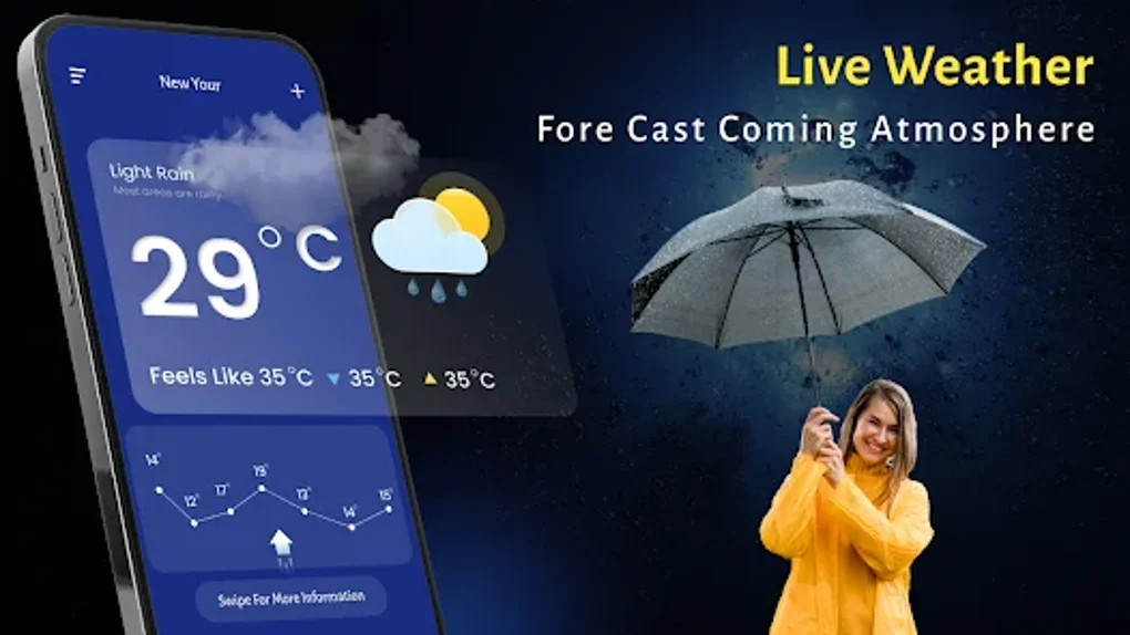 Android için Live Weather Forecast - İndir