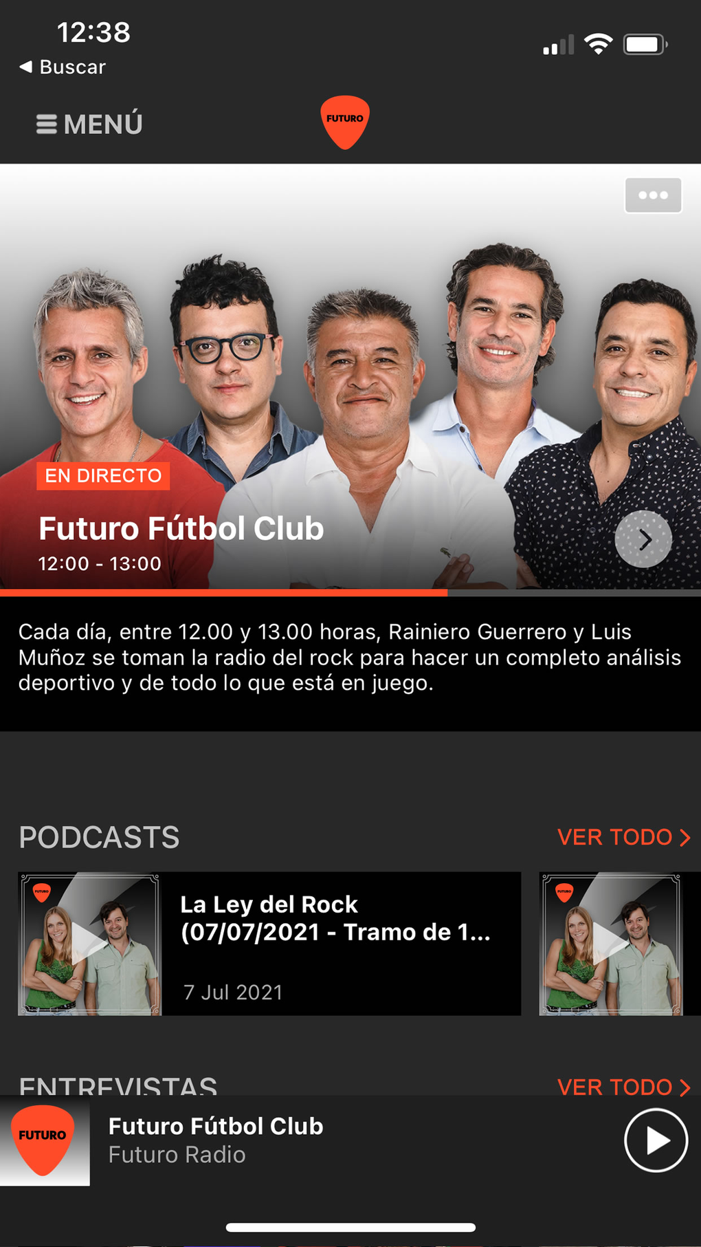 Radio Futuro para iPhone - Download