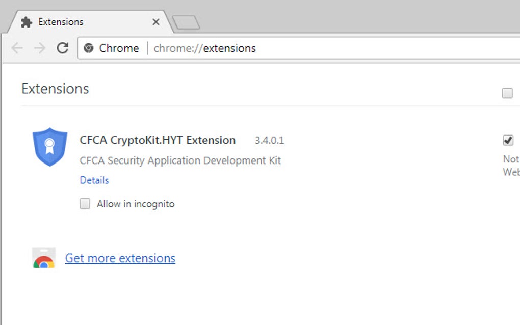 CFCA CryptoKit.HYT Extension para Google Chrome - Extensión Descargar