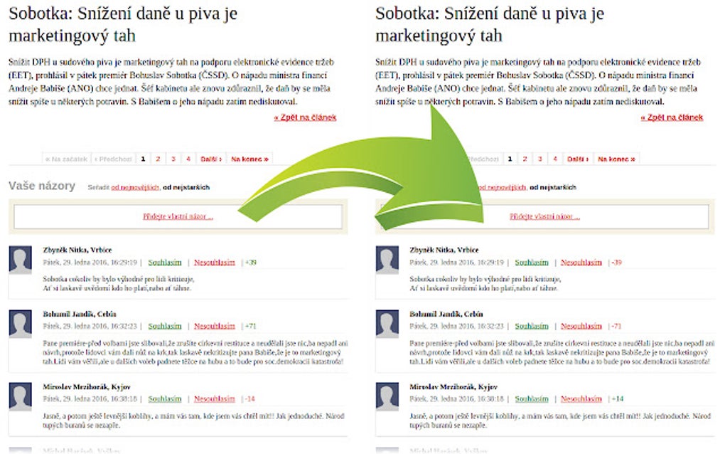 Napravovač hodnocení na Novinky.cz for Google Chrome - Extension Download
