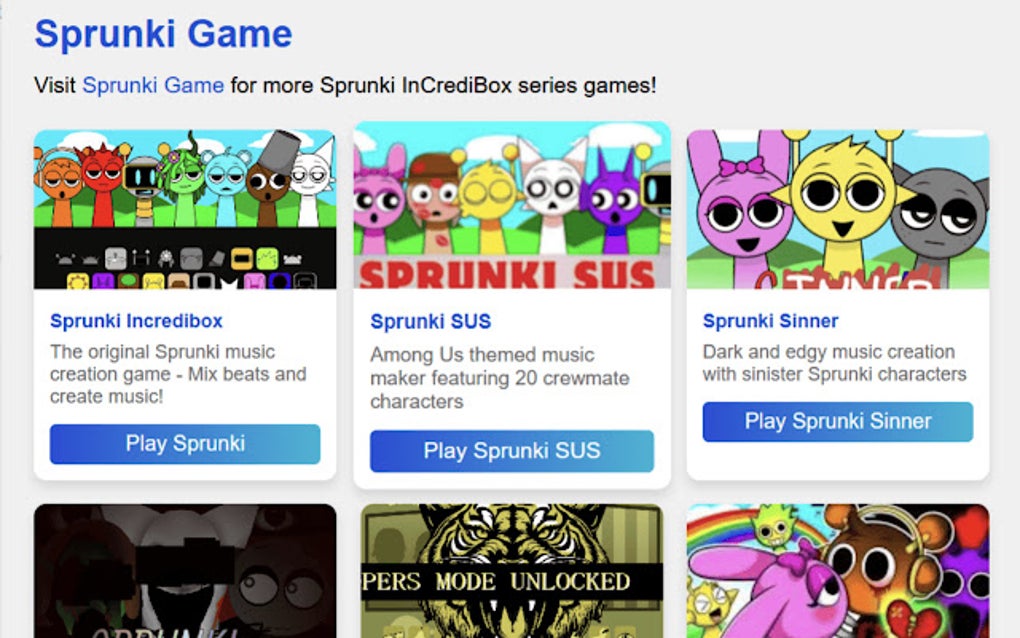 Sprunki Game para Google Chrome - Extensión Descargar