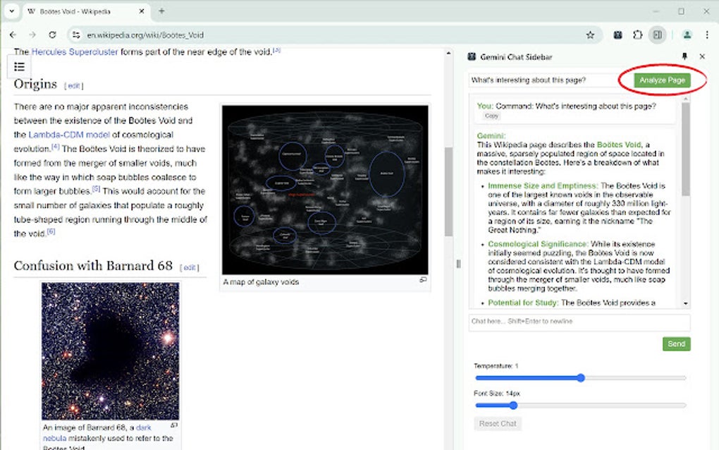 Gemini Chat Sidebar for Google Chrome - Extension Download