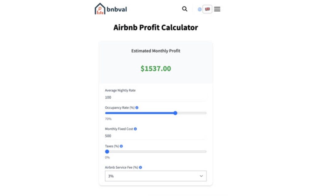 Airbnb Profit Calculator for Google Chrome - Extension Download